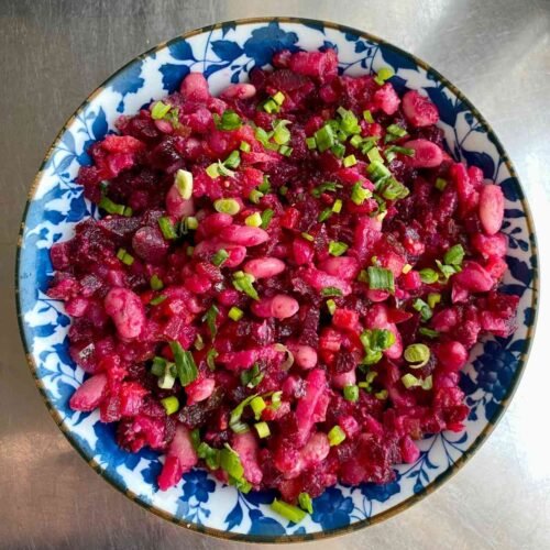 Burokėlių ir pupelių mišrainė | Išbandytas receptas